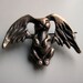 Winged Brooch Bunny Rabbit Bronze Sculpture - Etsy