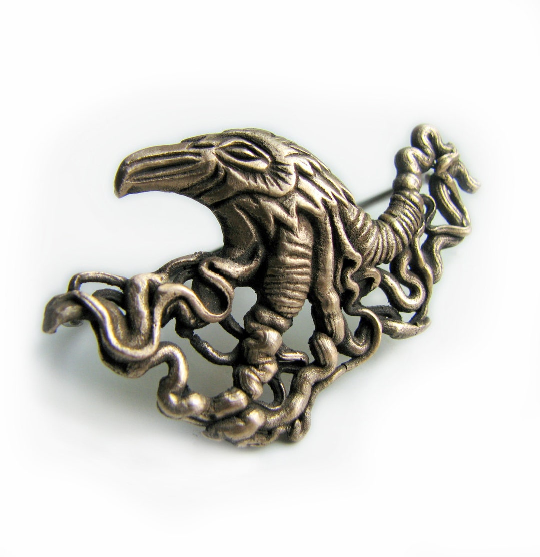 The Crow Two Finger Ring - Etsy