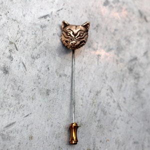 Wolf Stick Pin - Etsy