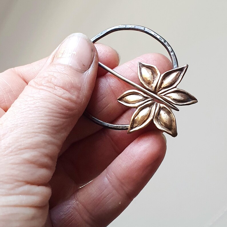 Star Anise Pennanular Brooch Shawl Pin - Etsy