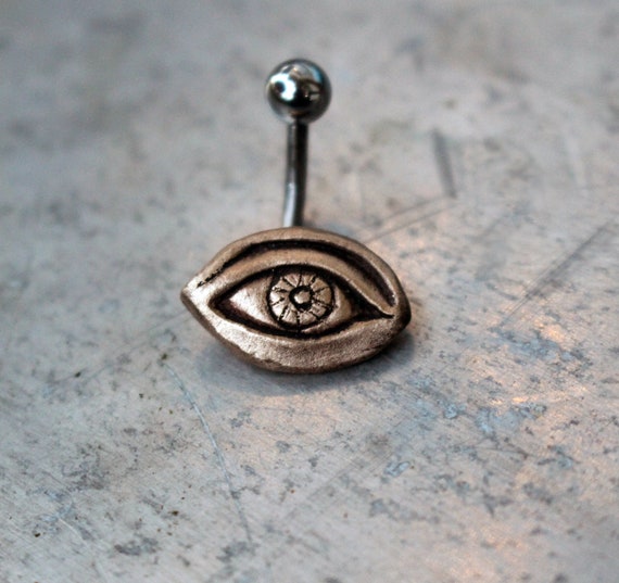 Eye Belly Piercing Titanium or Surgical Steel Bar | Etsy