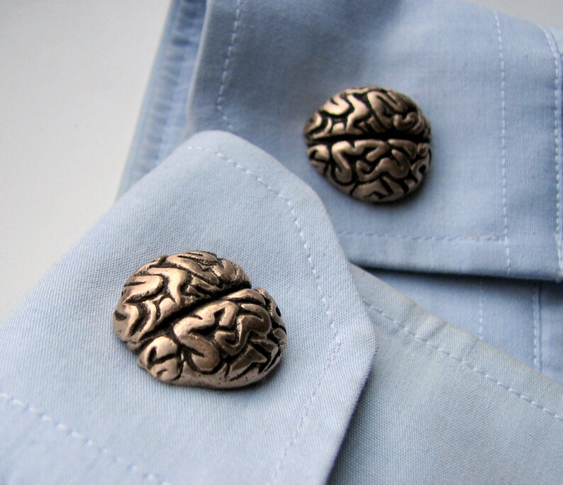 Grey Matter Brains Cufflinks - Etsy