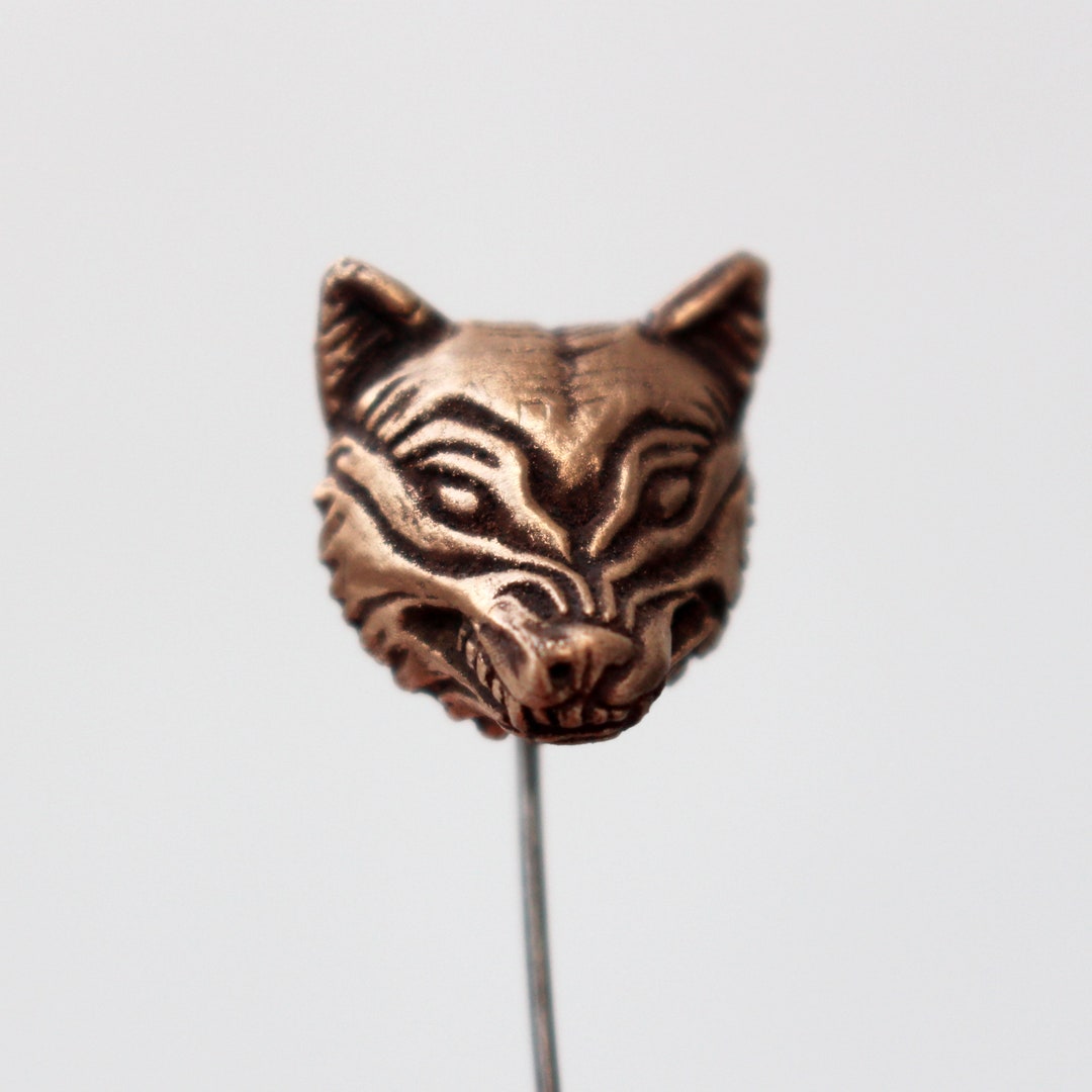 Wolf Stick Pin - Etsy