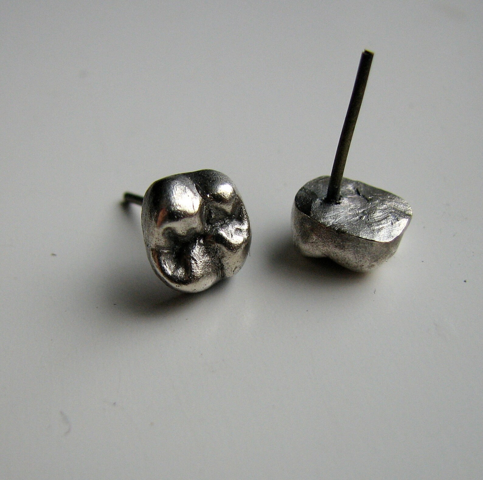 Human Tooth Earrings Titanium or Niobium Posts - Etsy Canada