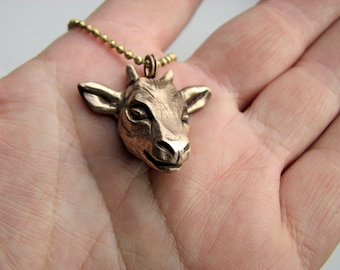 Goat Head Naval Piercing Jewelry,titanium or Surgical Steel Bar - Etsy