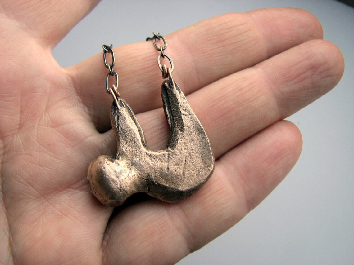 Skully Sloth Necklace - Etsy