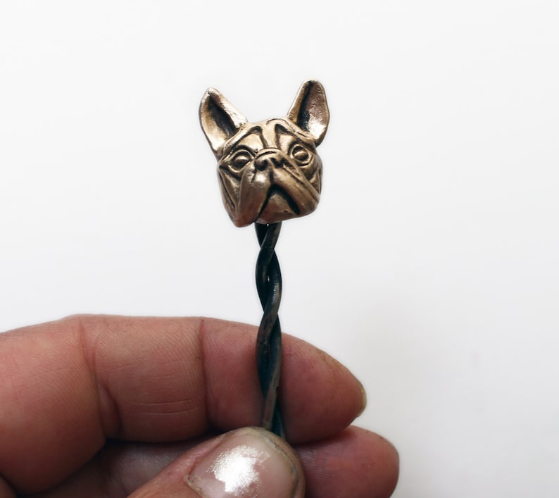 Bulldog Hair Stick - Etsy