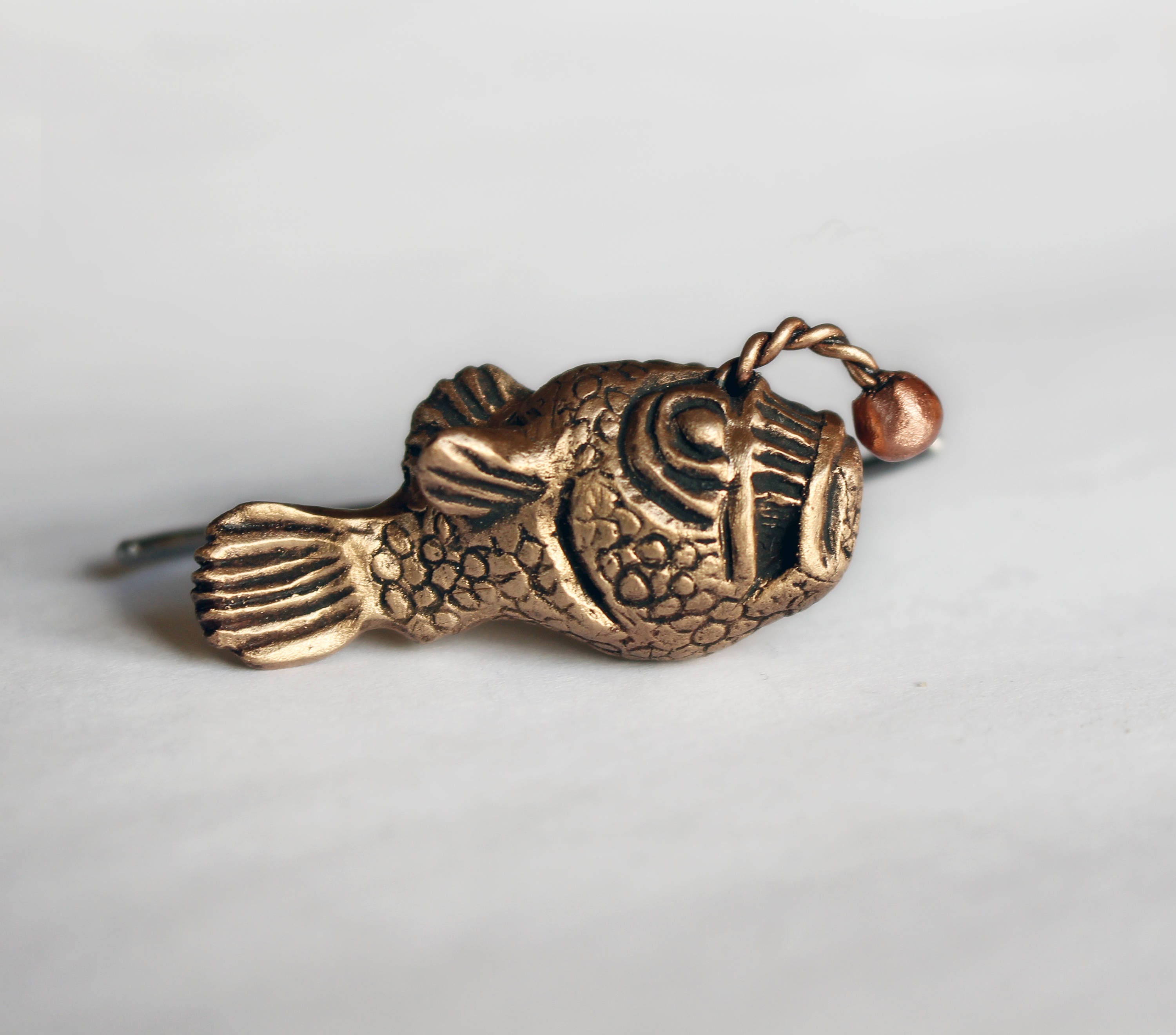 Pacific spiny lumpsucker Fish pin | Etsy