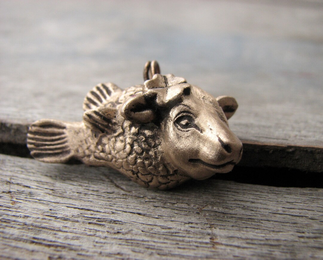 Cow Fish Pendant - Etsy