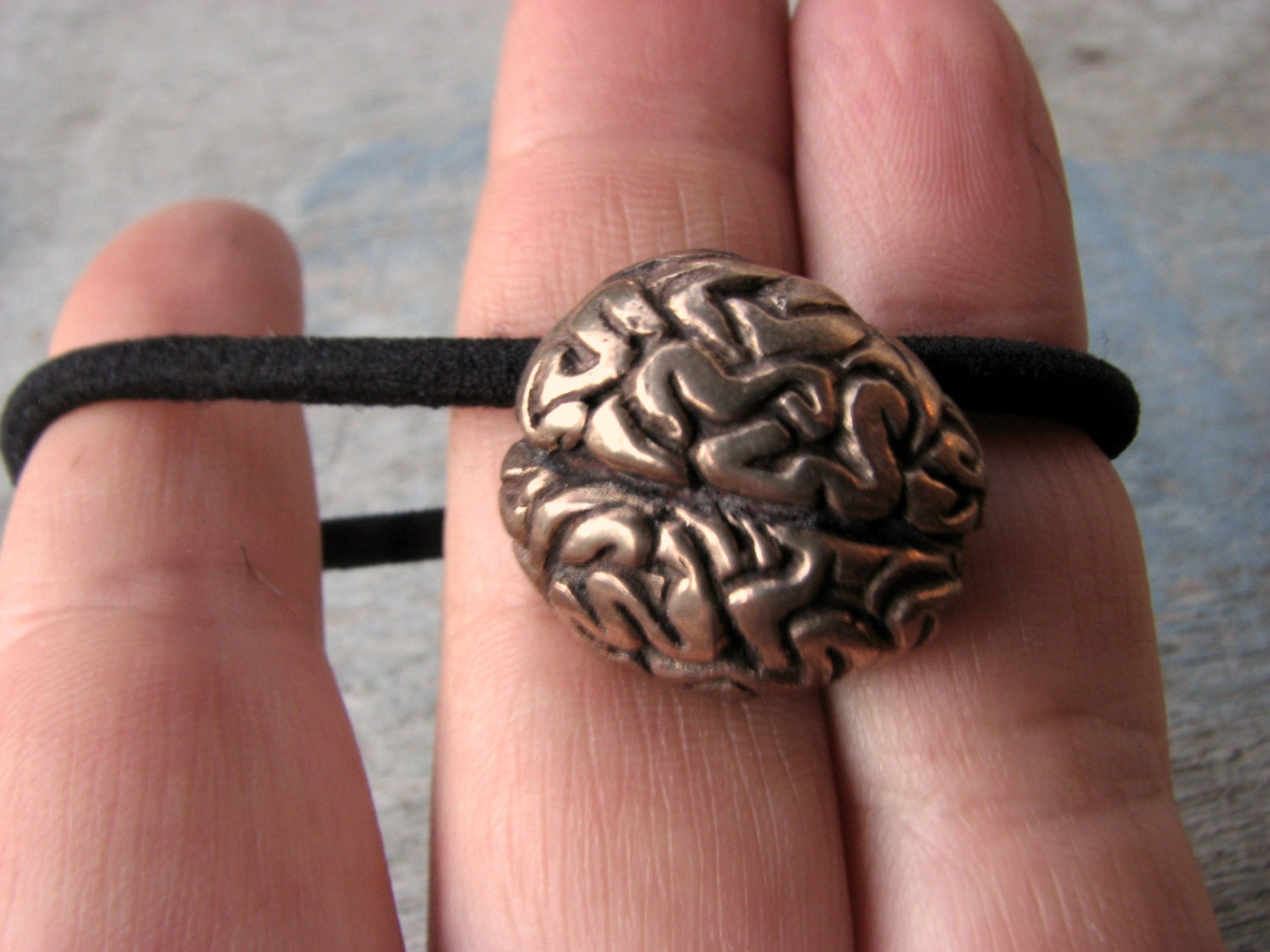 Brain Thinking Cap Hair Tie Pony Tail Holder - Etsy