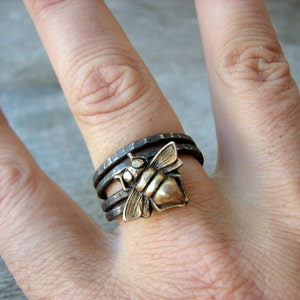 Mens Ring Bee Insect - Etsy