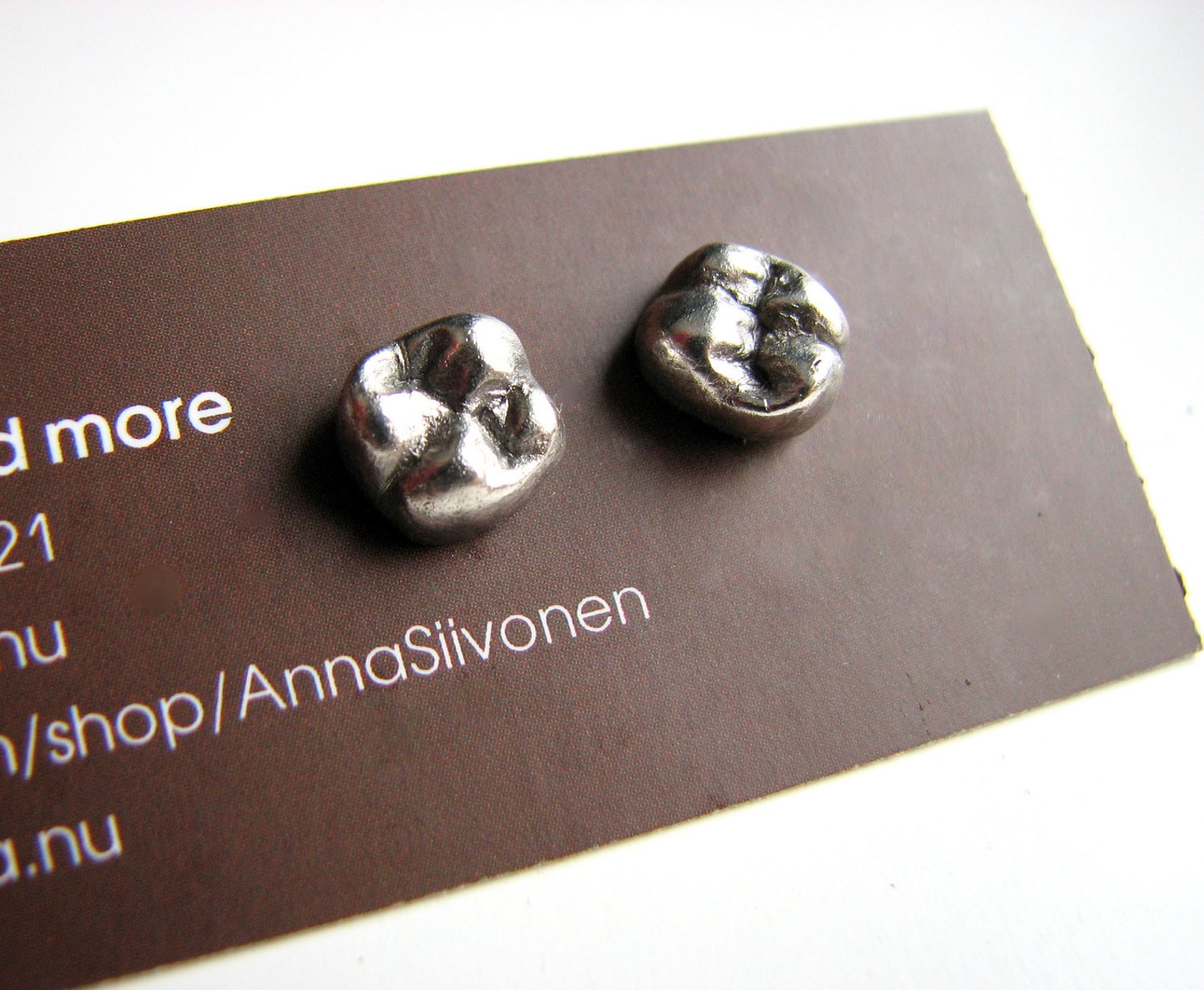 Human Tooth Earrings Titanium or Niobium Posts - Etsy Canada