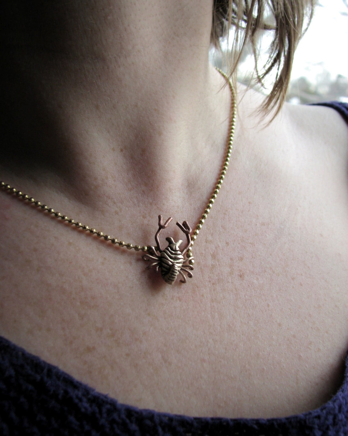 Serqet Scorpio Goddess Statement Necklace - Etsy