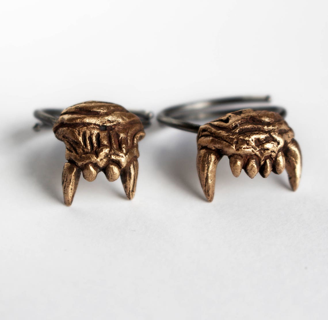 Animal Jaw Bone Ring, ROAR RING - Etsy