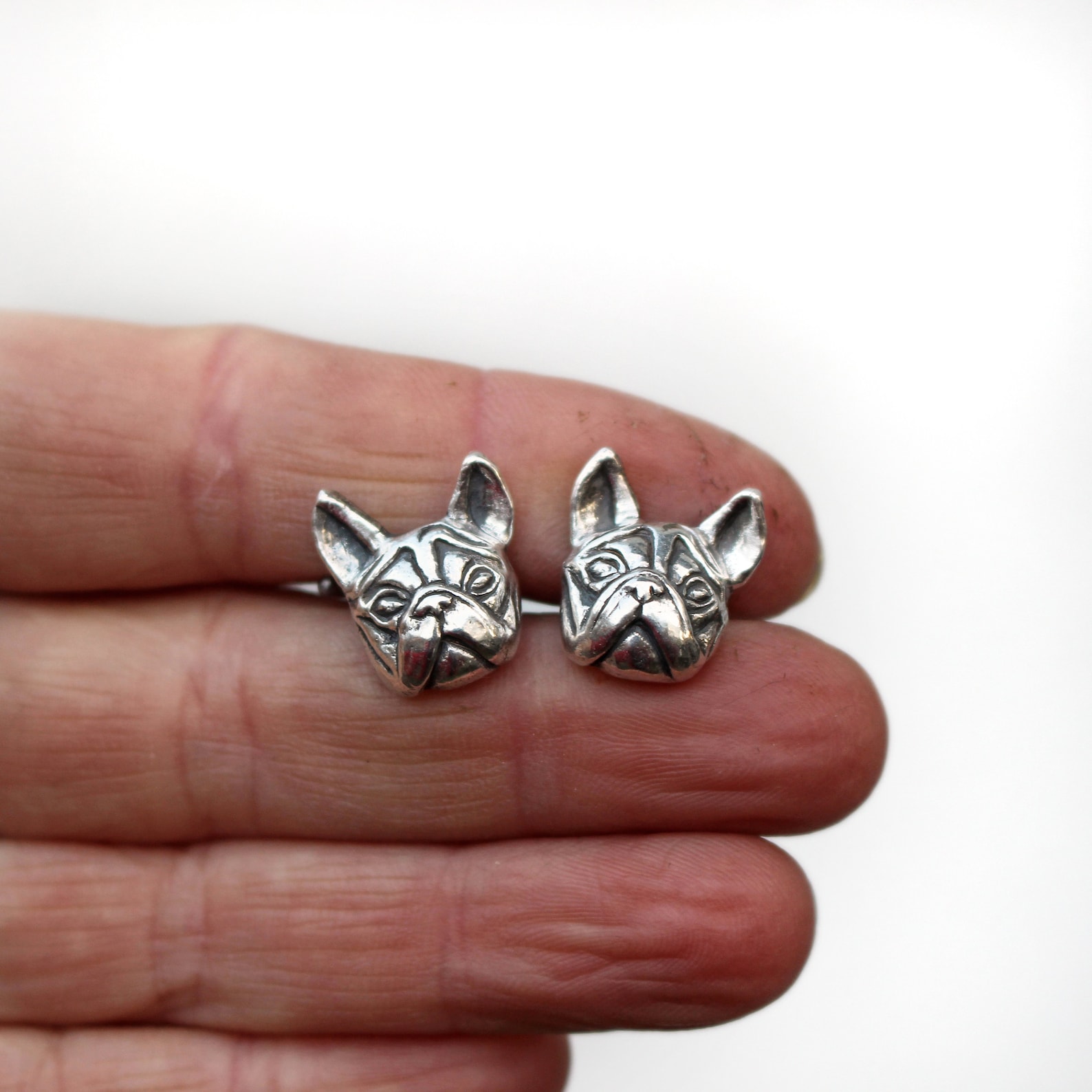 Bulldog Dog Cuff Links Simple - Etsy