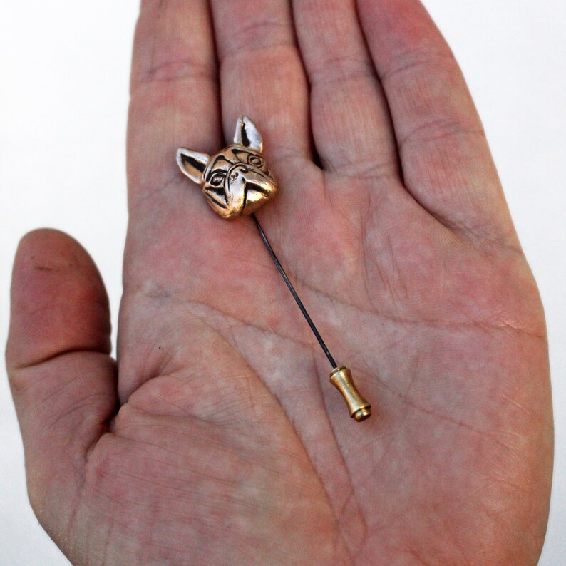 French Bulldog Lapel Stick Pin | Etsy