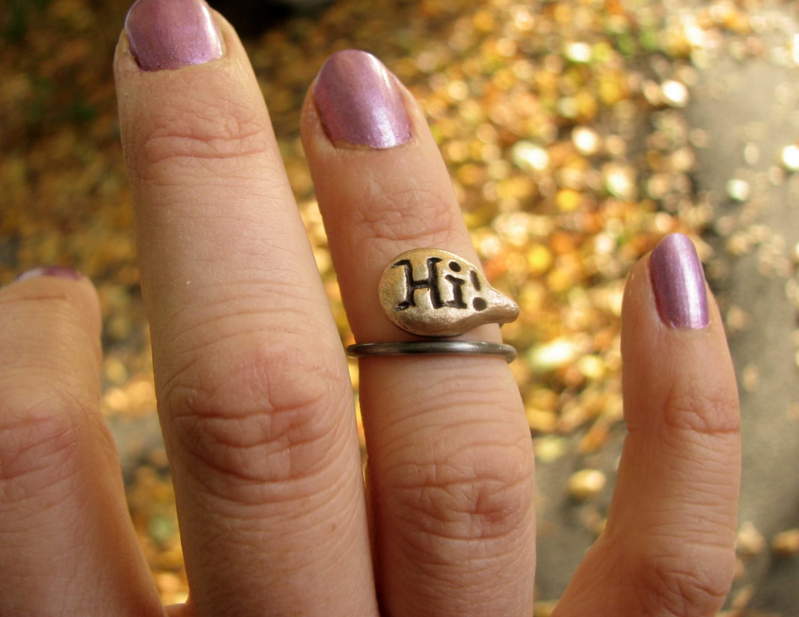 Swedish Ring Speech Bubble Hej - Etsy