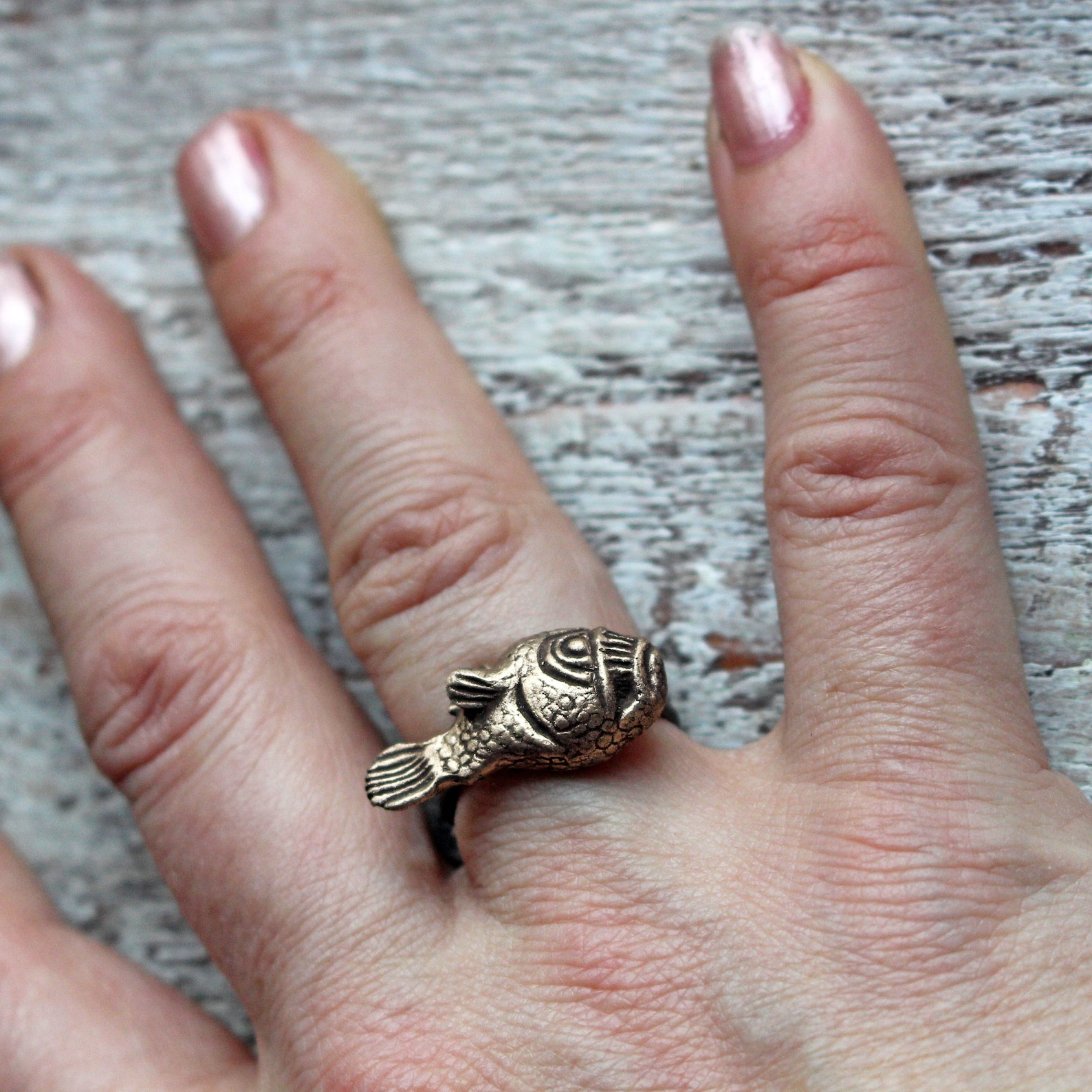 Piranha Fish Ring - Etsy