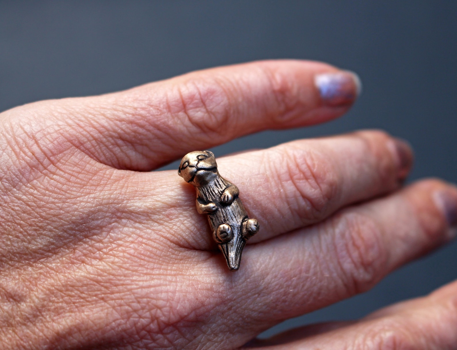Sea Otter Ring | Etsy