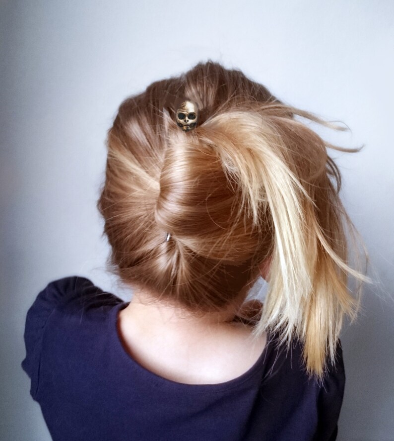 Brainy Skull Zombie Hair Stick - Etsy