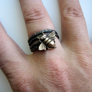 Mens Ring Bee Insect - Etsy