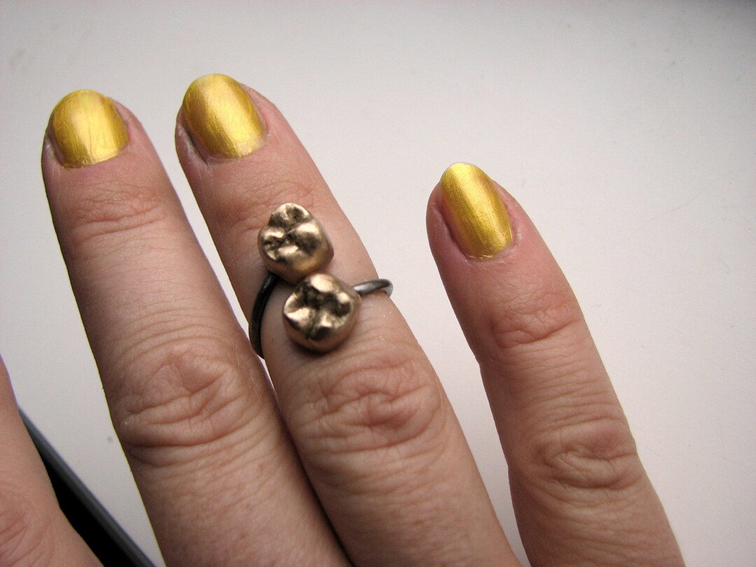 Human Tooth Knuckle Ring. - Etsy
