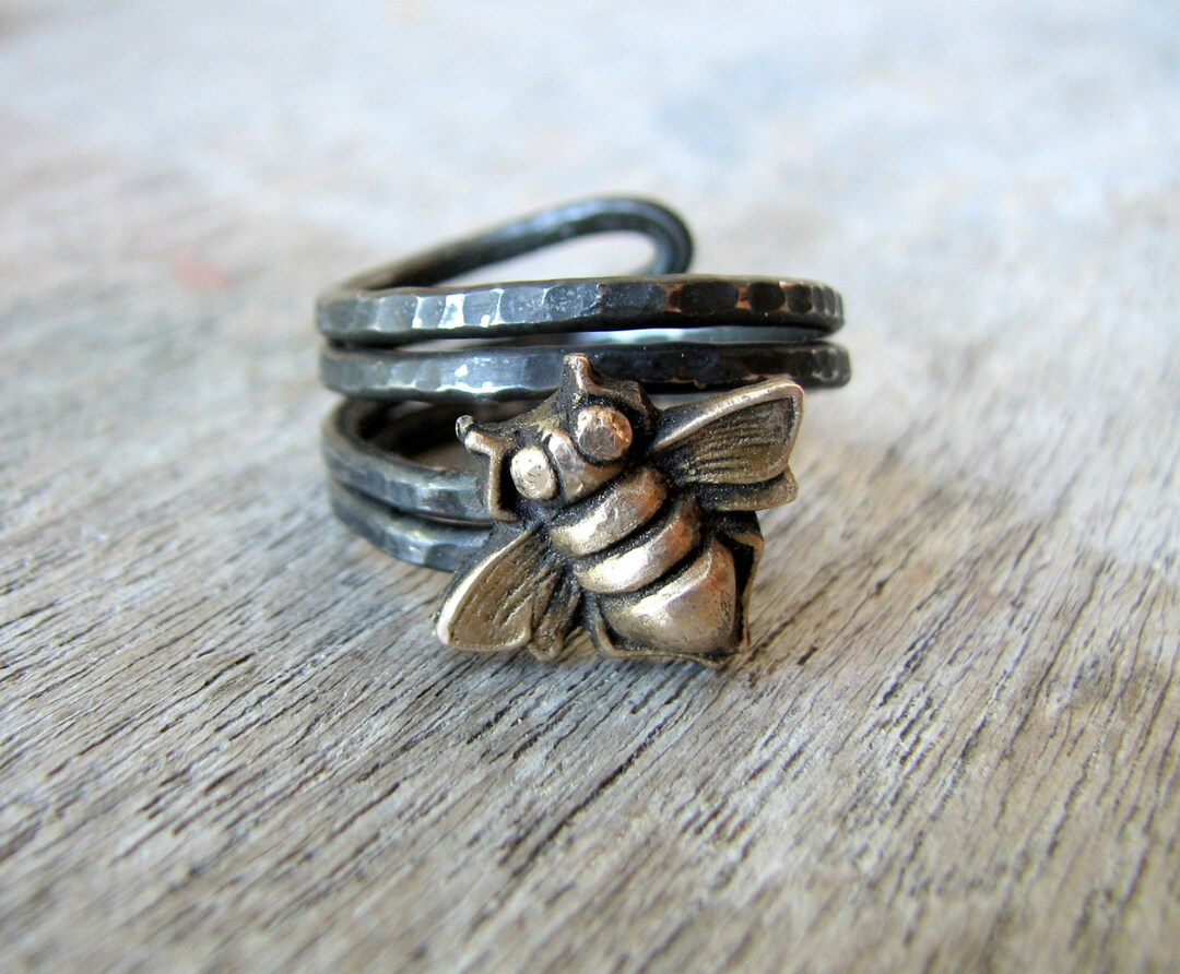 Mens Ring Bee Insect - Etsy