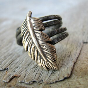 Mens Ring Cool Feather Ring - Etsy