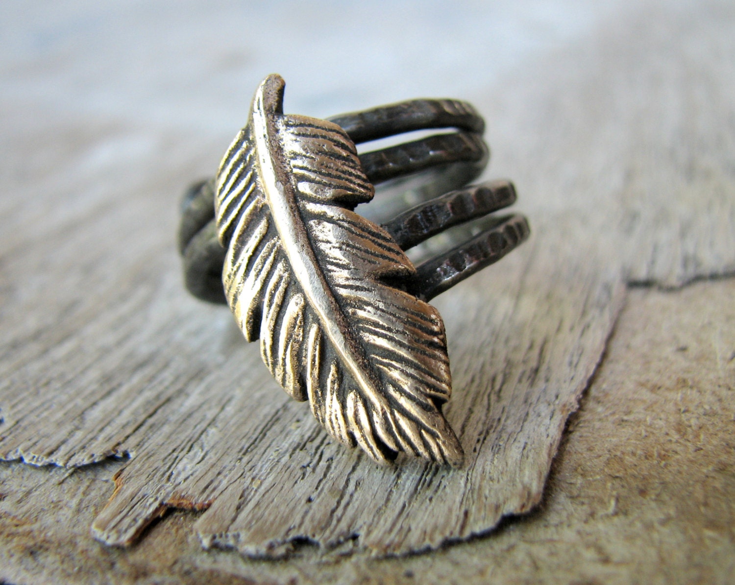 Mens Ring Cool Feather Ring - Etsy