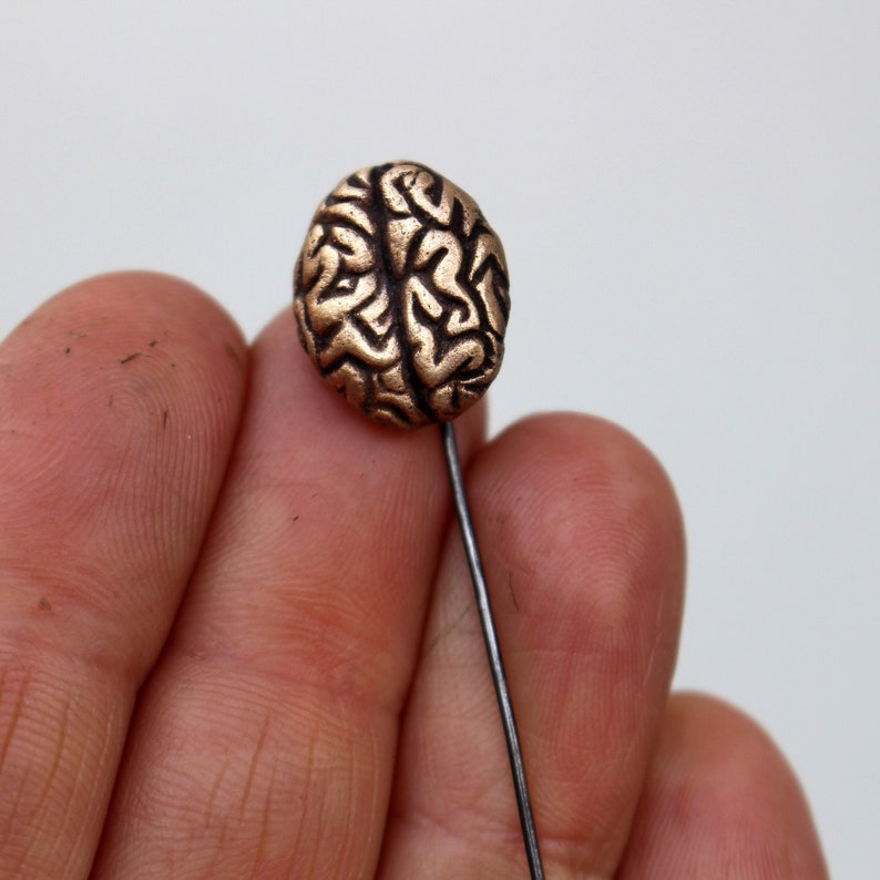 Brain Lapel Stick Pin - Etsy