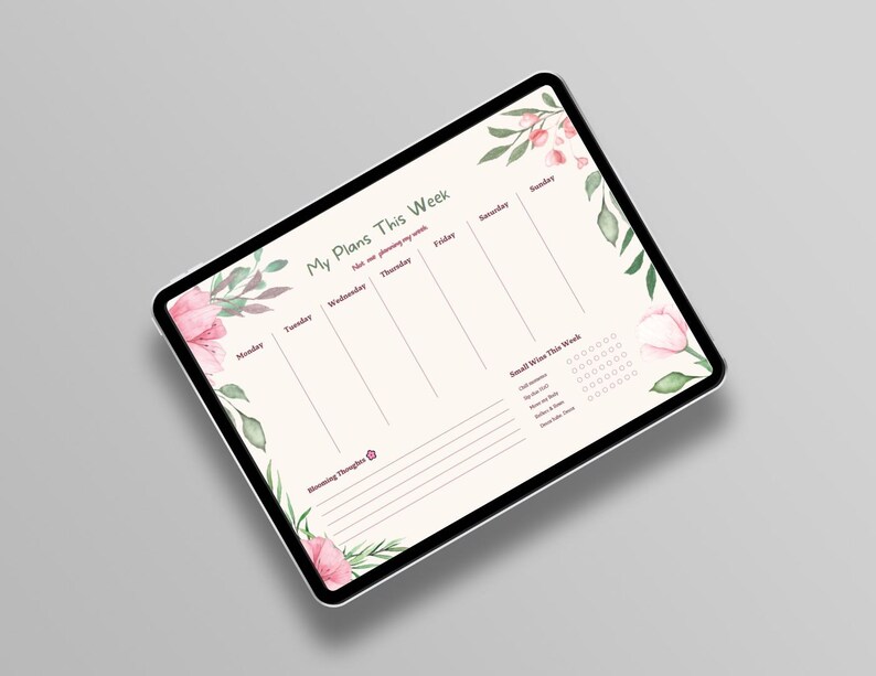 Aesthetic Gen Z Digital Planner 2025 Vision Board and Goal Tracker ...