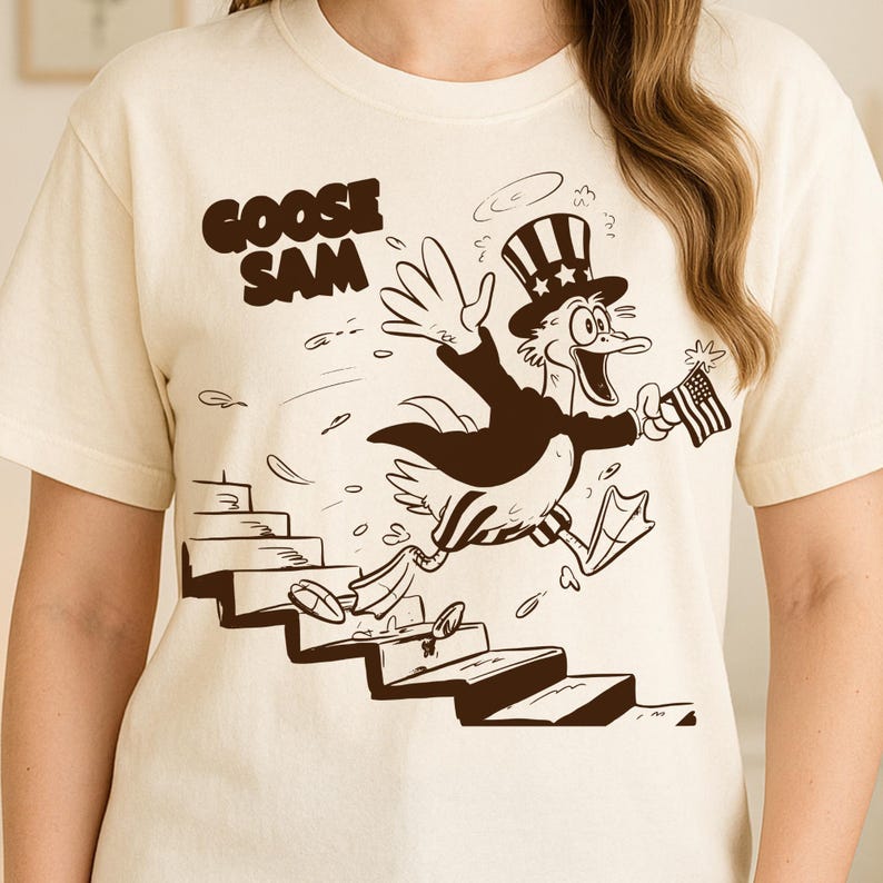 Goose Sam PNG for T-shirt- Patriotic Goose Digital Download - Uncle Sam ...