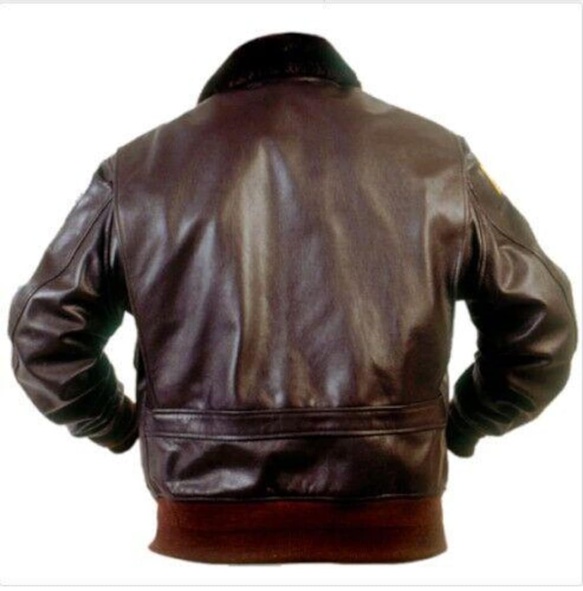 G1 US Naval Flight Genuine Brown Leather Bomber Jacket - G1 US Naval ...