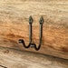 Small Wall Hook, Decorative Hook, Wall Mounted Hook, J Hook, Rustic ...