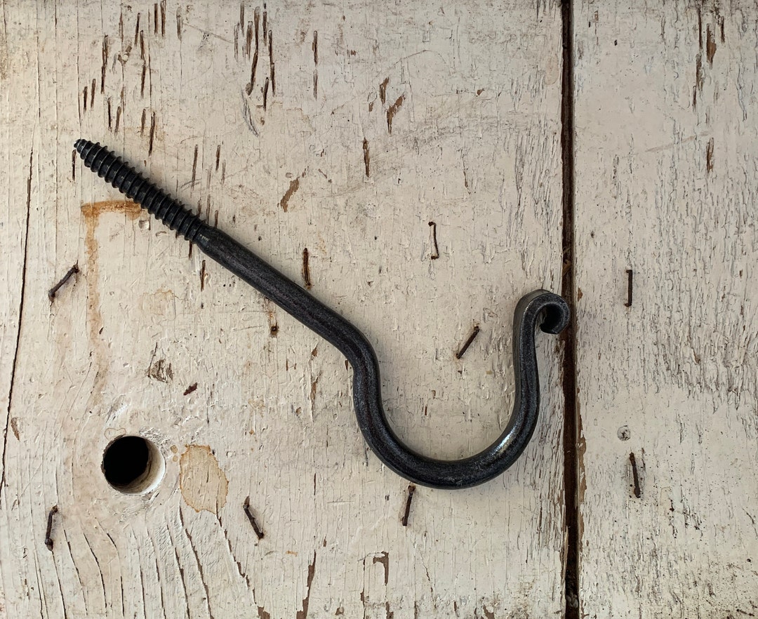 Large Lag Screw Hook, Lag Bolt Hook, Forged Lag Bolt Hook, Lag Ceiling ...