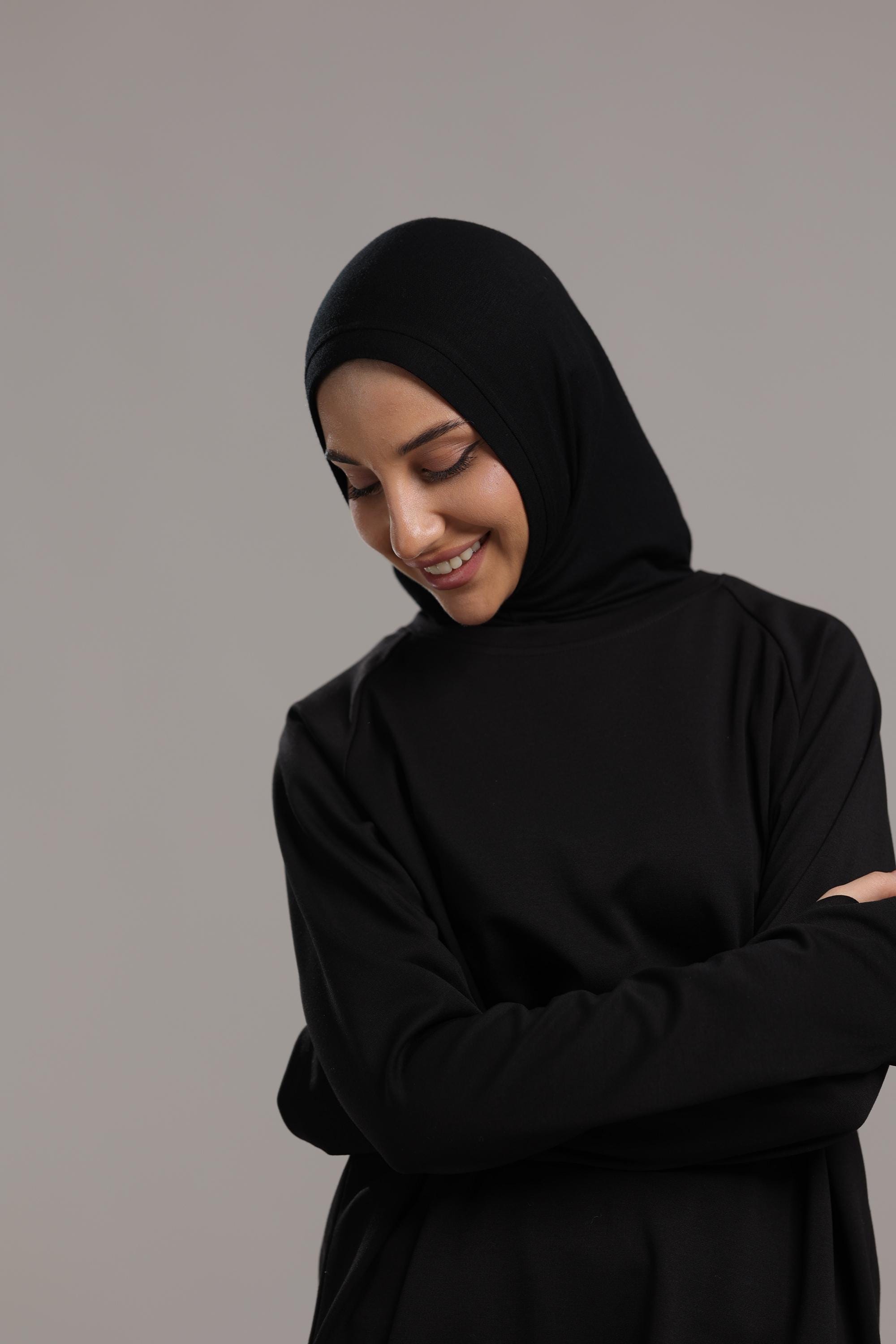 Hijab for Women Muslim Instant Turbans Soft Jersey Scarf Islamic ...