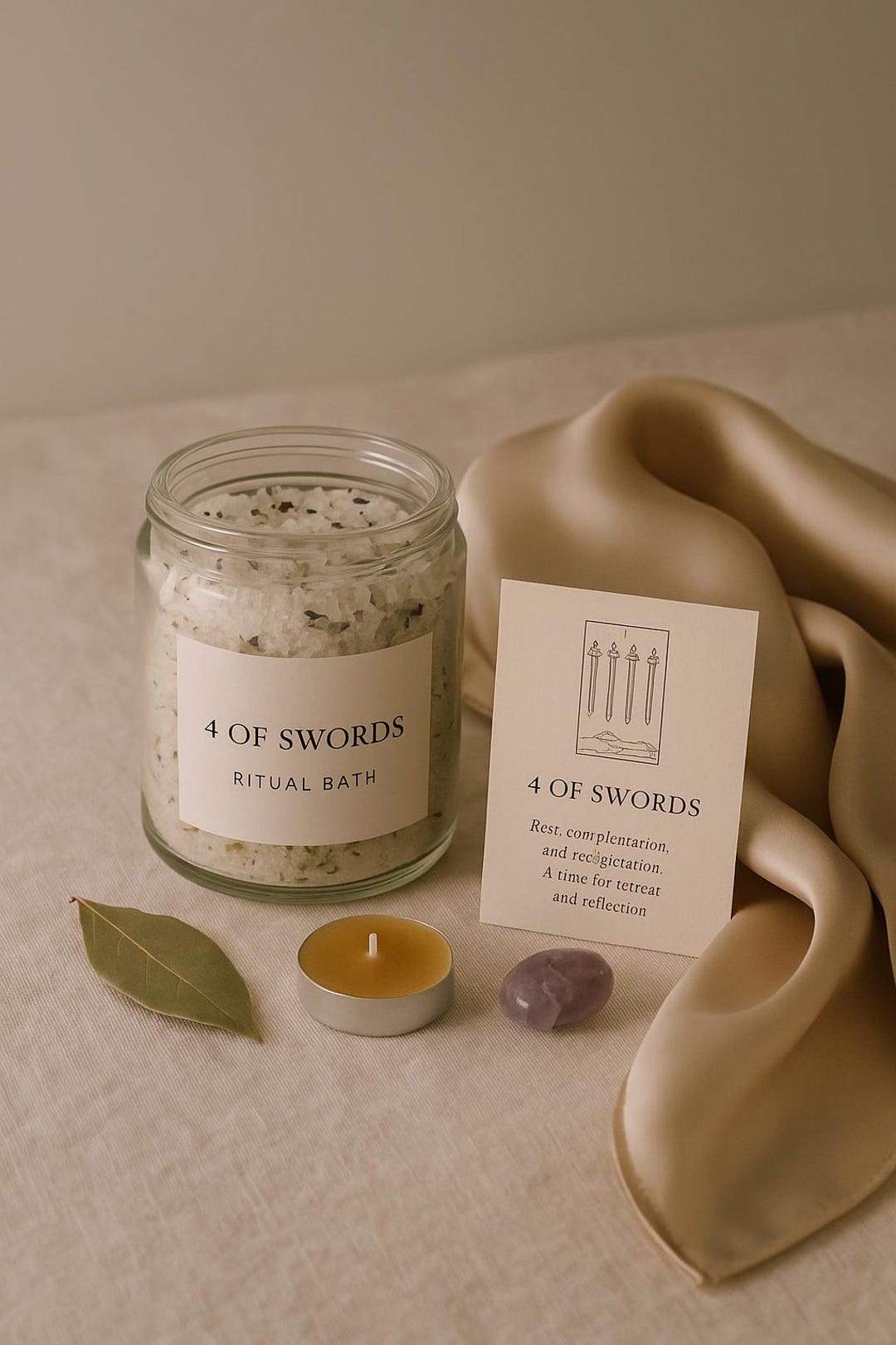 Sacred Rest Ritual Box – Tarot-inspired 4 of Swords Bath + Tools | Self ...
