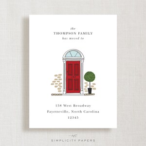 Moving Announcements // Front Door - Etsy