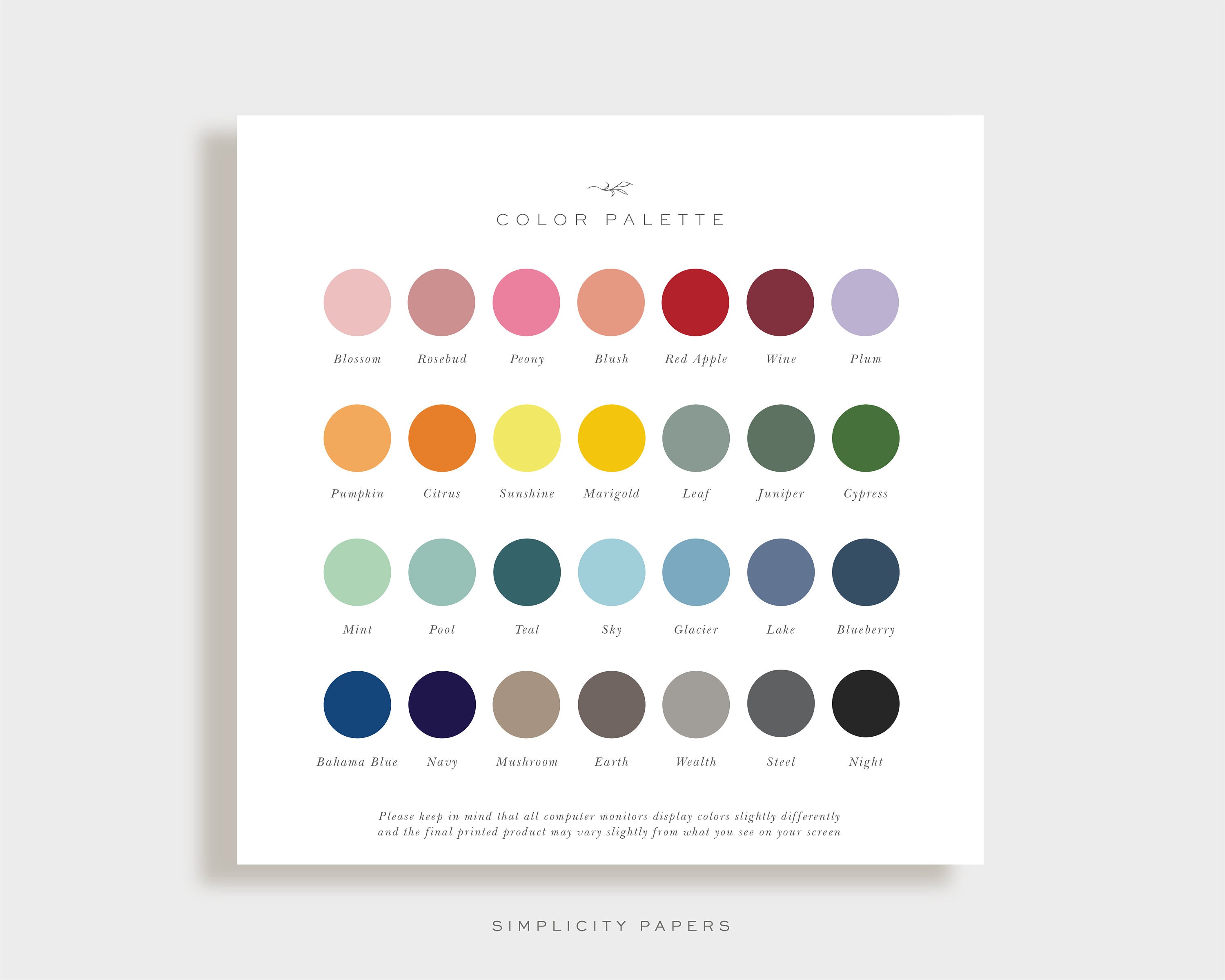 Note Card Set // No 045 // Choose Your Colors // Couples Notecards ...