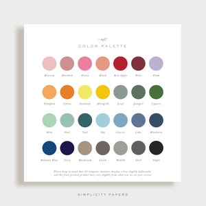 Personalized Note Card Set | No 023 | Choose Your Colors | Thank You ...