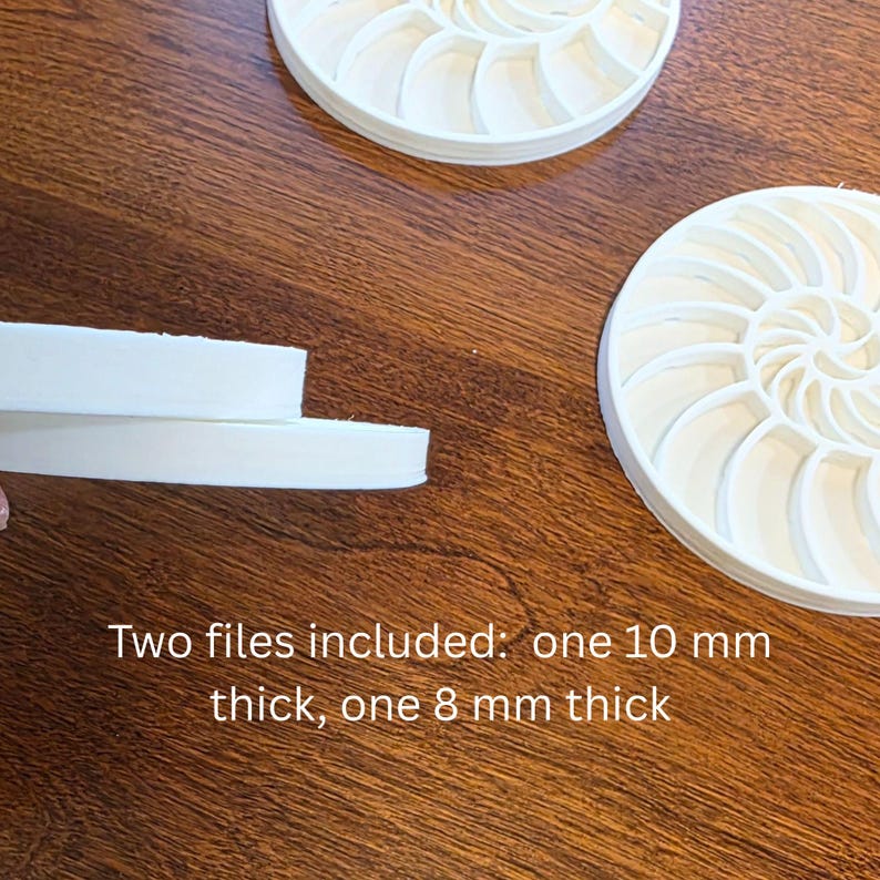 Seashell Drink Coaster STL File – Nautilus 3D Print, No Supports ...