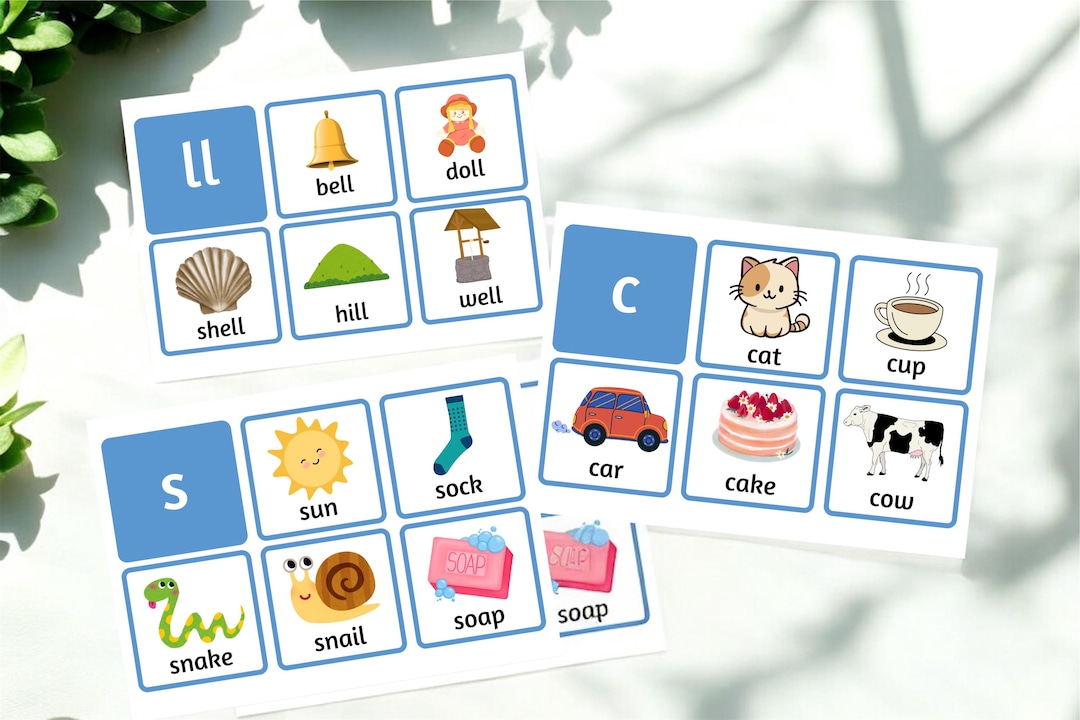 Phase 2 Phonics Blue Colourful Cute Playful Phase 2 Phonics ...