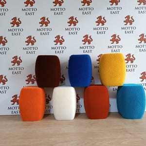 Square Custom Printed Microphone Windscreen – Logo Branded Foam Cover ...