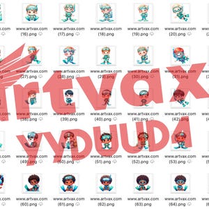 Scuba Diver Boy PNG Bundle | Cute Underwater Adventure Clipart ...