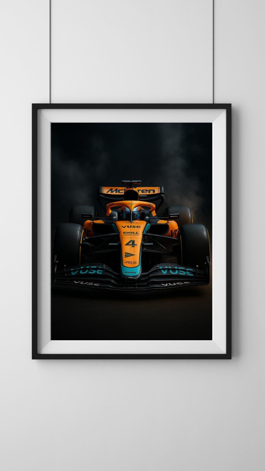Formula 1 Digital Artwork Inspired by the F1 Mclaren, A3 Racing Car ...