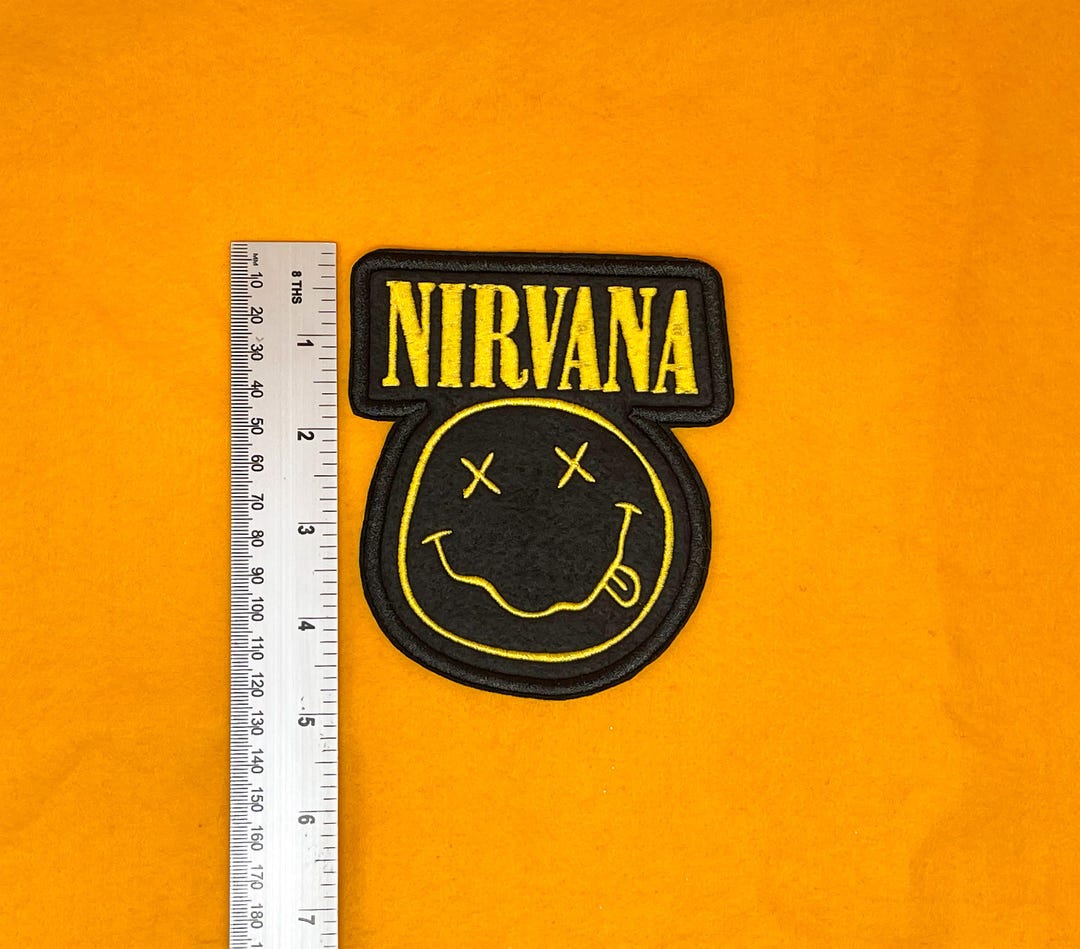 Nirvana Embroidered Patch | 3 Sizes | Grunge Rock Band Iron-on or Sew ...