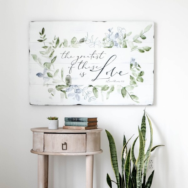 The Greatest is Love - Etsy