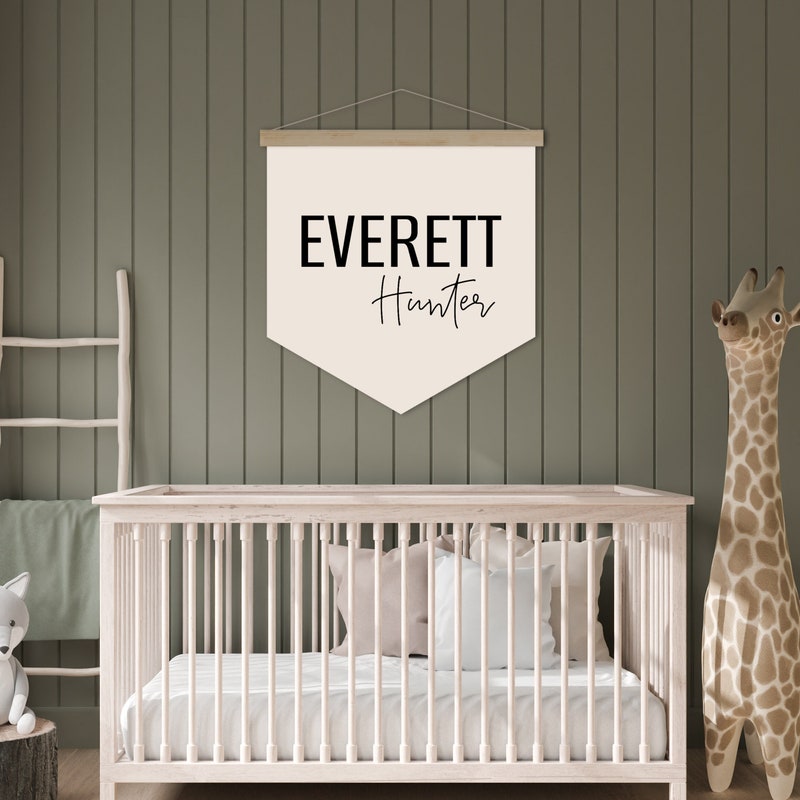 Nursery Name Sign - Etsy