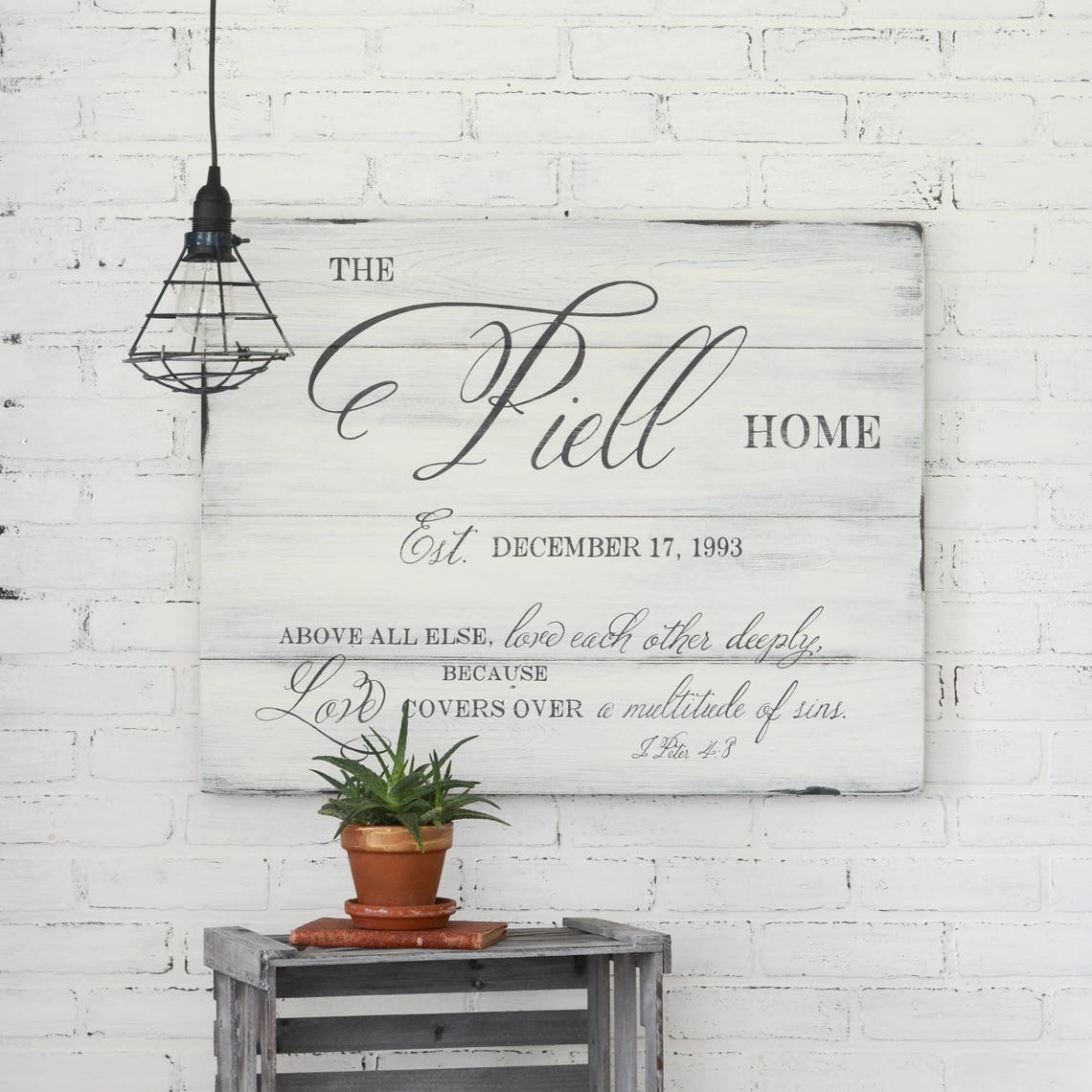 Family Established Sign Personalized Sign Wedding Gift - Etsy