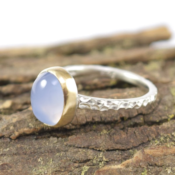 Chalcedony Ring - Etsy